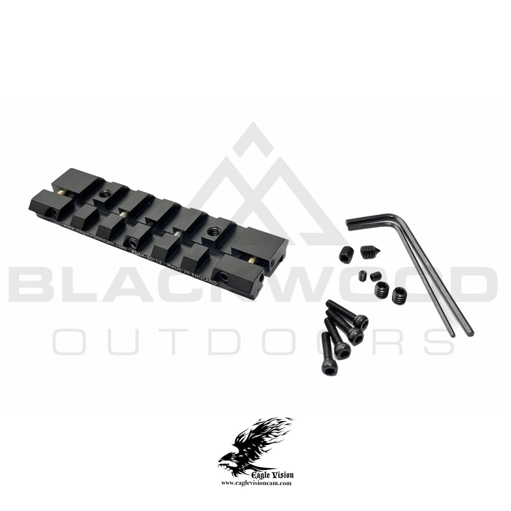 Eaglevision 80mm 13mm Dovetail to Weaver Rail - Blackwood Outdoors