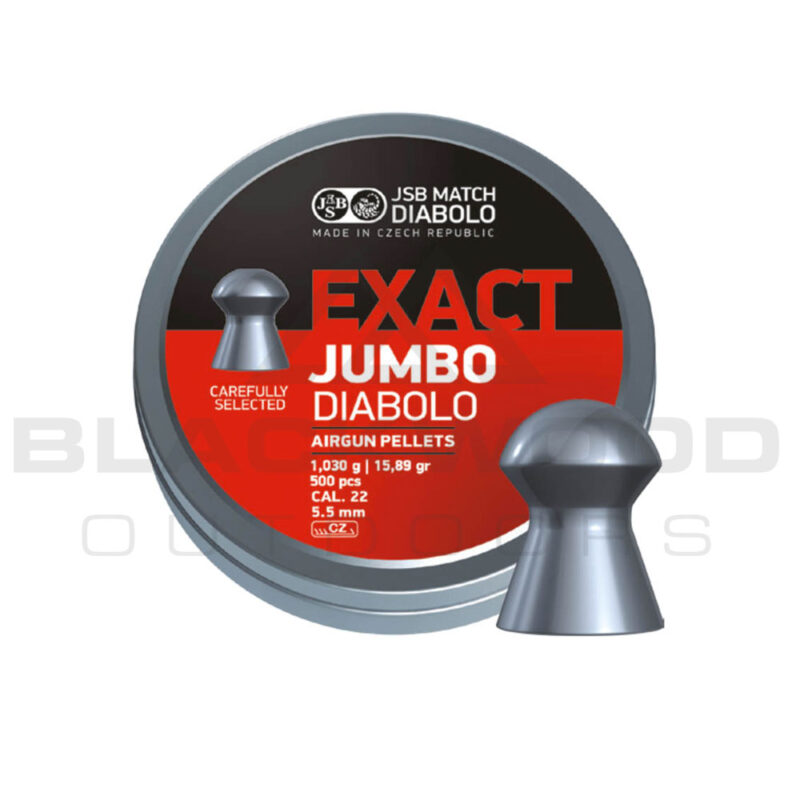 JSB Jumbo Exact 15.89gr .22 Pellets • Blackwood Outdoors