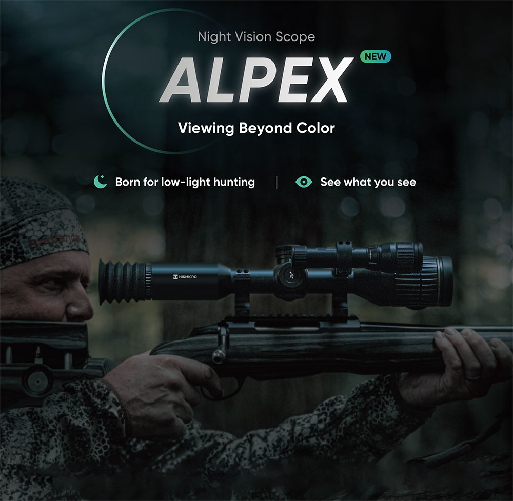 HikMicro Alpex A50T-S Day and Night Scope • Blackwood Outdoors