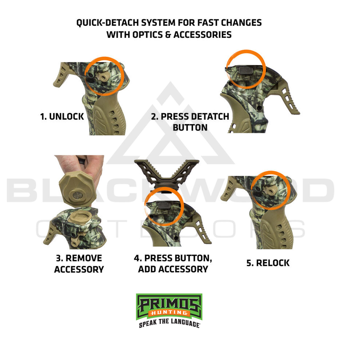 Primos Trigger Sticks Gen 3 Tripod • Blackwood Outdoors