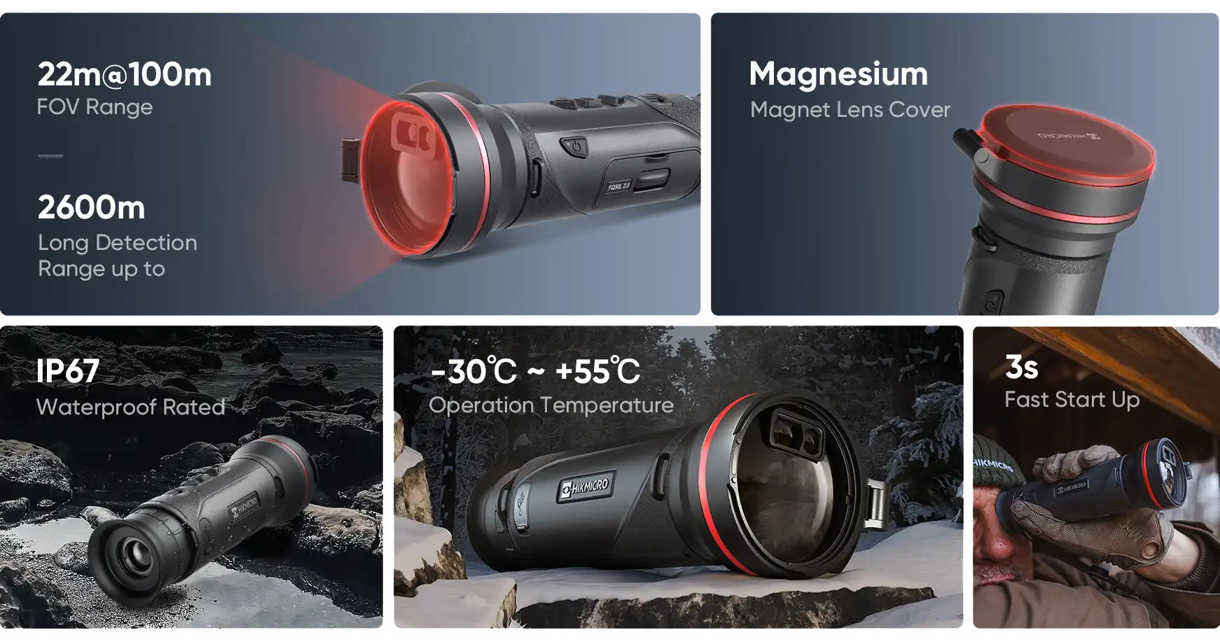 HikMicro Falcon FQ35 2.0 Thermal Monocular • Blackwood Outdoors